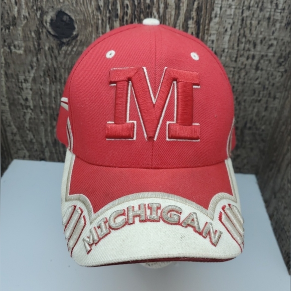 City Hunter | Accessories | Vtg University Of Michigan Baseball Cap Hat ...